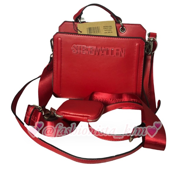 Steve Madden | Bags | Steve Madden Red Crossbody Purse New With Tags ...